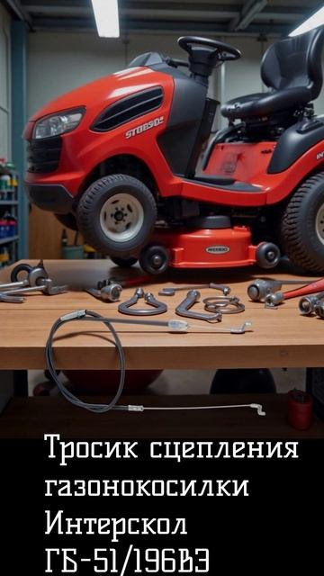 Тросик сцепления газонокосилки Интерскол ГБ-51/196ВЭ ГБ-46/145СБ, ГБ-51/170ВХ, ГБ-51/170СБ