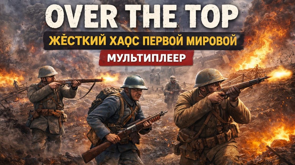 🎮 Over The Top WWI — мультиплеер. Жёсткий хаос Первой мировой