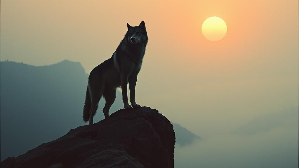 Волк одиночка.