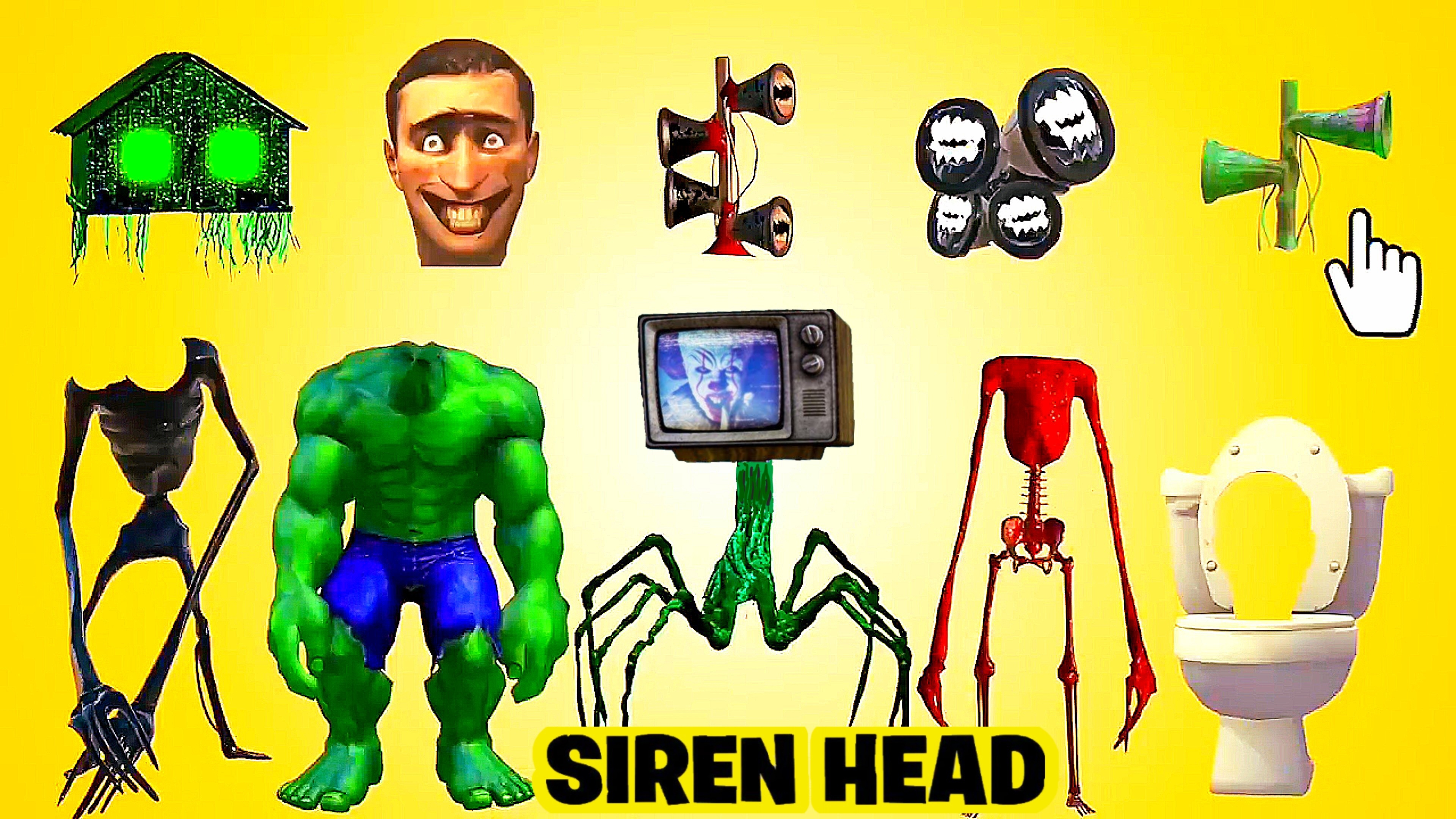 📢 СИРЕНОГОЛОВЫЙ 📢 - СОБЕРИ СИРЕНОГОЛОВОГО ПРАВИЛЬНО. SIREN HEAD - ВИДЫ.