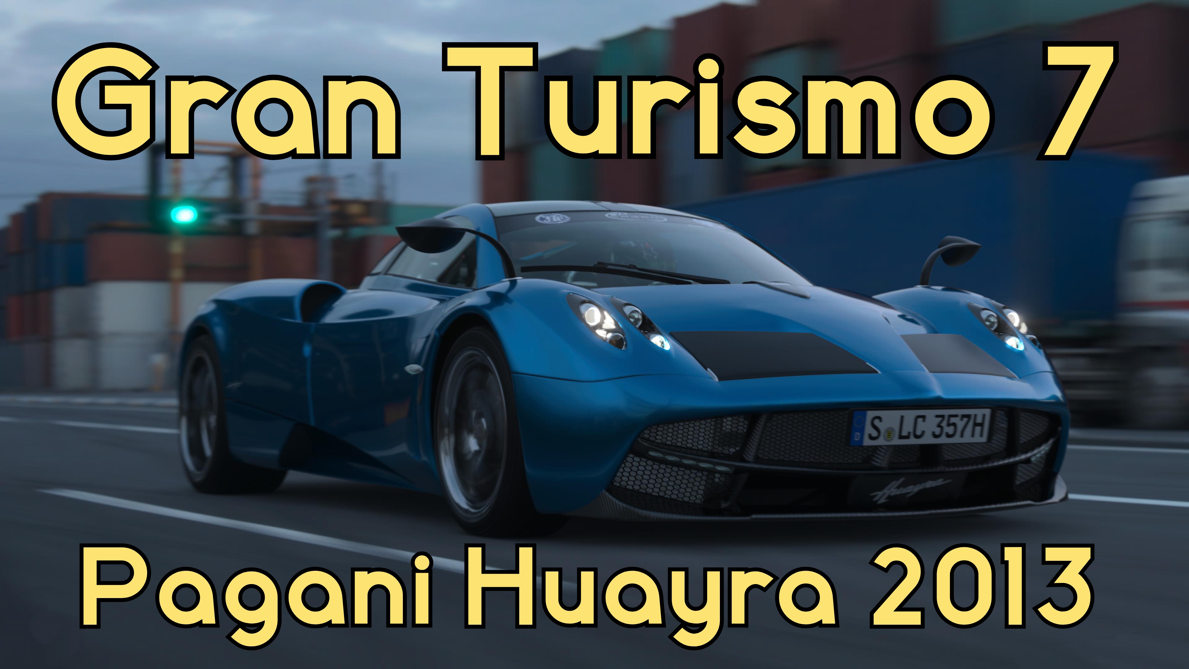 «Gran Turismo 7 — Аэродинамика совершенства: Pagani Huayra 2013!»