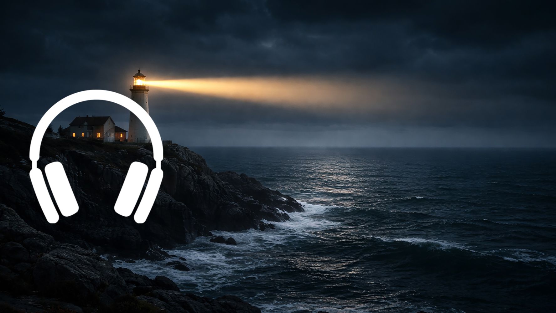 Lo-fi эмбиент 3 часа 🌊 Ночной океанский маяк, музыка для работы, отдыха и концентрации