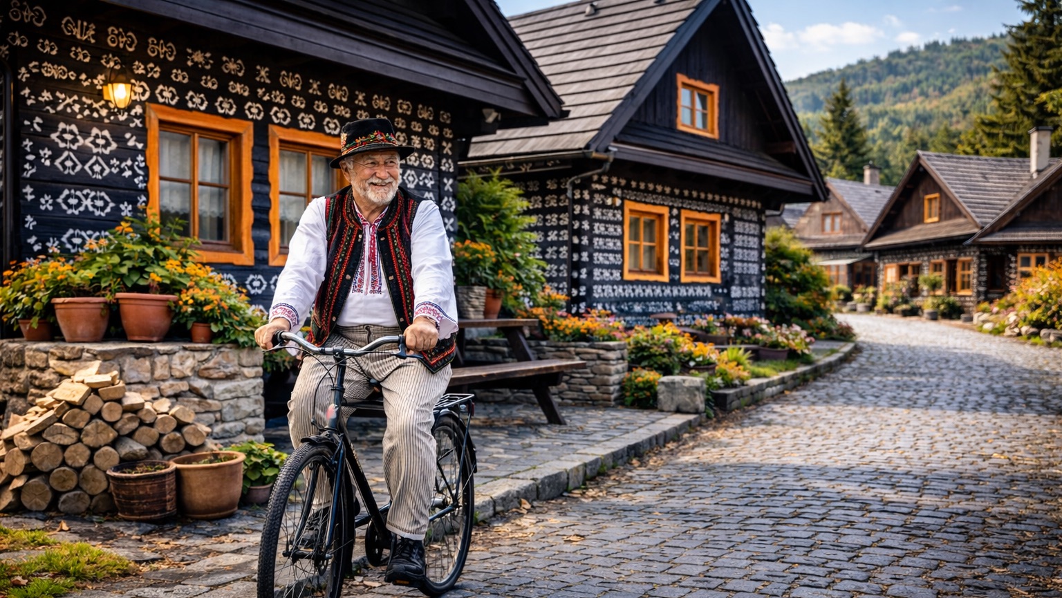 ⭐Чичманы — уникальная деревня в Словакии, известная своими традиционными деревянными