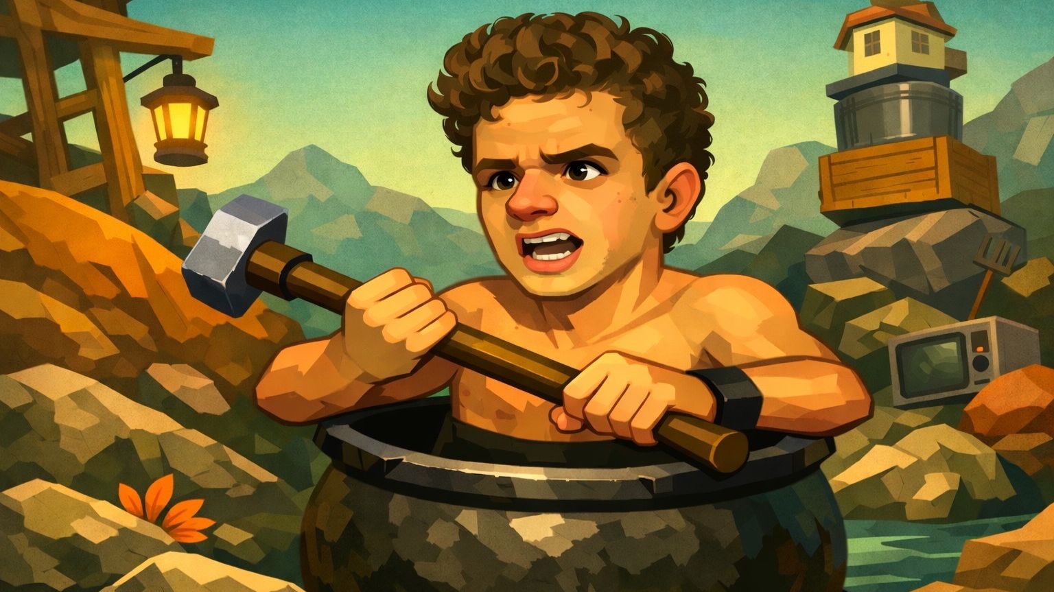 Я ПРОШЕЛ ИГРУ С НАЧАЛА ДО КОНЦА!!➡️Getting over it #2