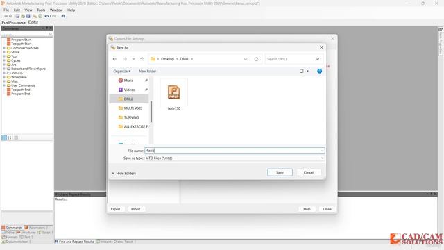 14. How to create 4 axis post in powermill