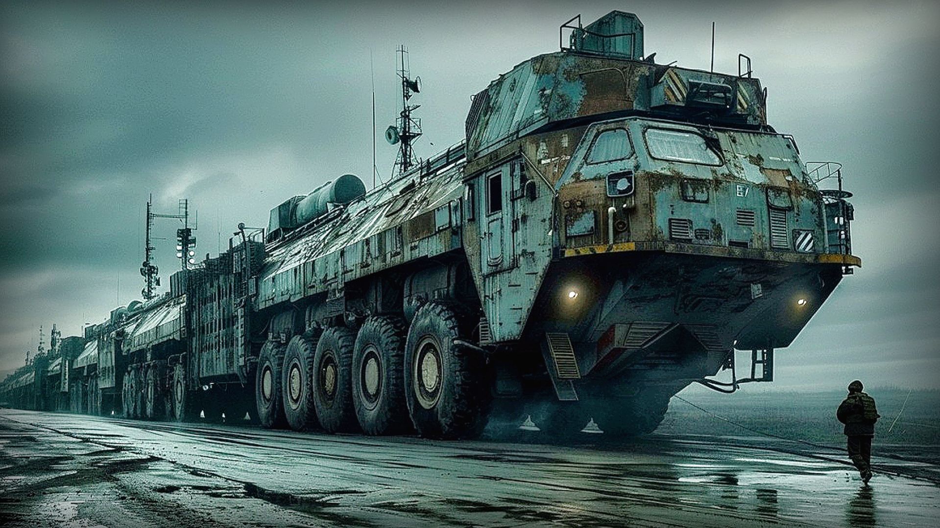 Гигантские военные грузовики, которым не страшны болота и ледяные пустыни