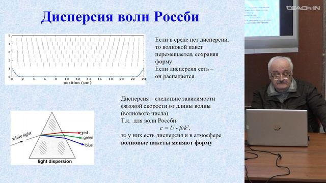 Захаров В.И. - Волны в слоистых и неоднородных средах - 7. Волны в атмосфере Земли. Волны Россби