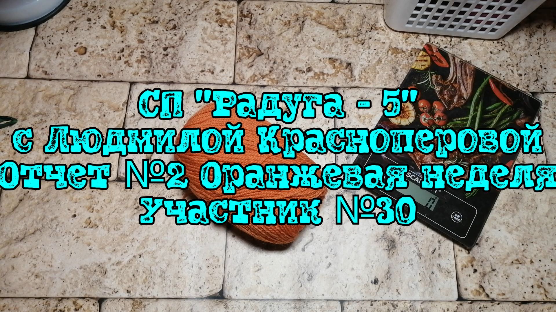 СП "Радуга 5" с Людмилой Красноперовой Отчет №2 Оранжевая неделя Уч. №30