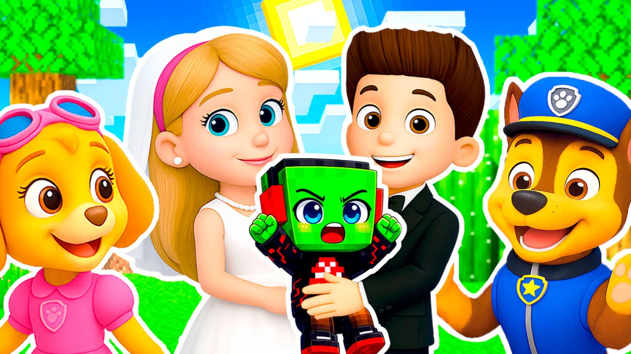 Я СТАЛ РЕБЁНКОМ и МЕНЯ ПРИЮТИЛА СЕМЬЯ ЩЕНЯЧИЙ ПАТРУЛЬ в МАЙНКРАФТ ЭВОЛЮЦИЯ