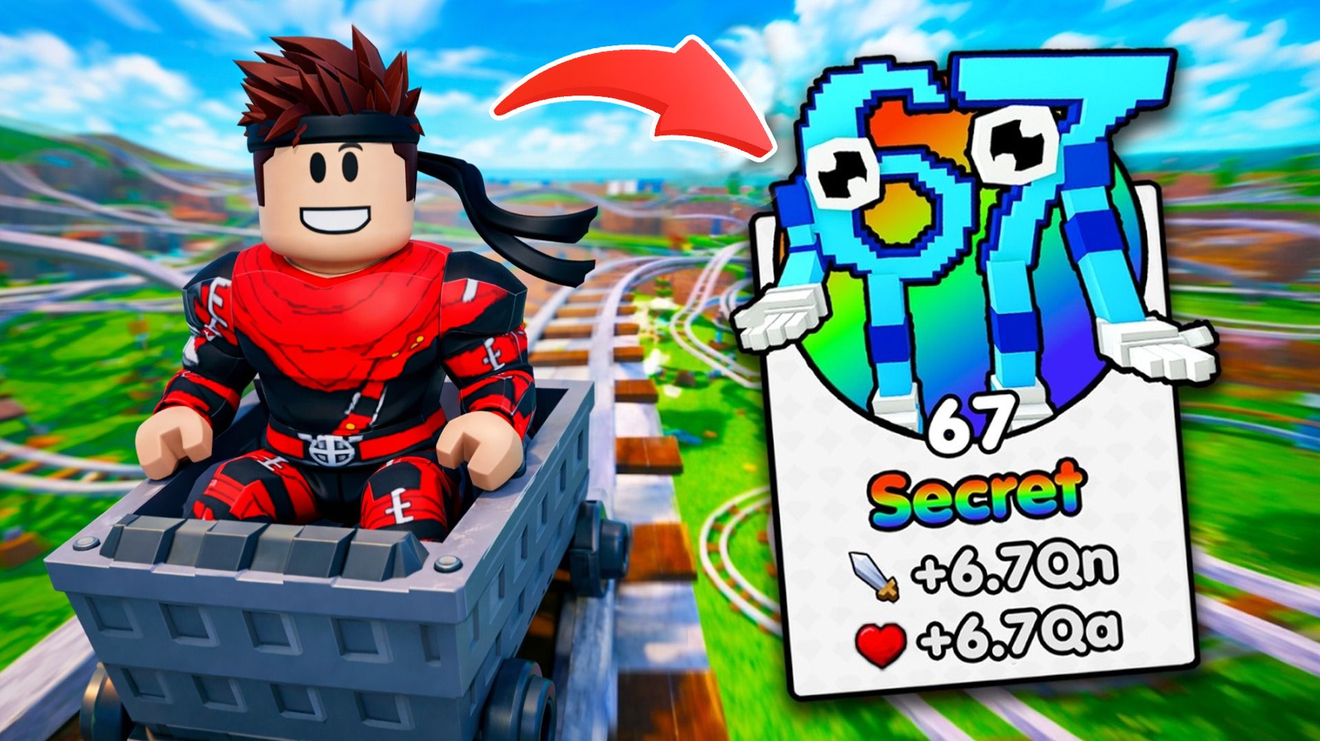 ПРОКАЧАЙ ТЕЛЕЖКУ ЧТО БЫ СПАСТИ БРЕЙНРОТОВ ОТ СЭМИ В Cart Ride for Brainrots В РОБЛОКС !