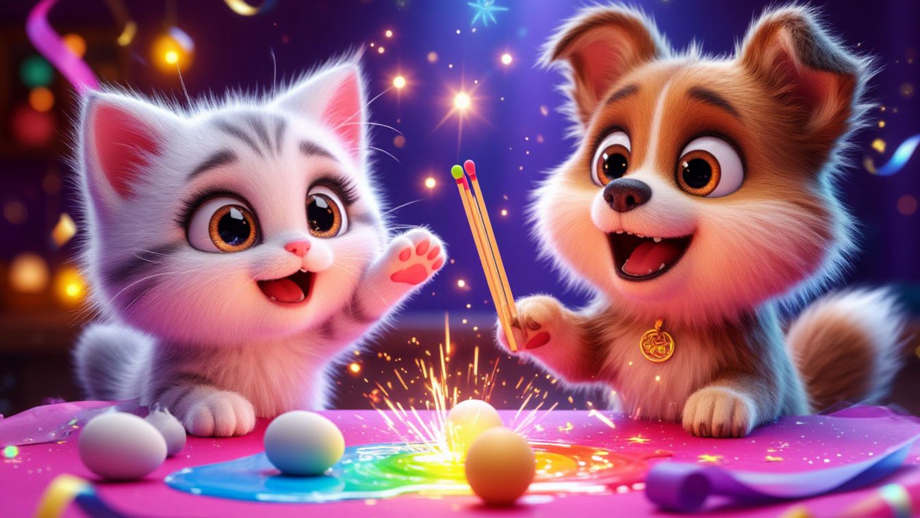 Фокусы против пушистиков! Кто раскроет секреты первым? 🎩🐾