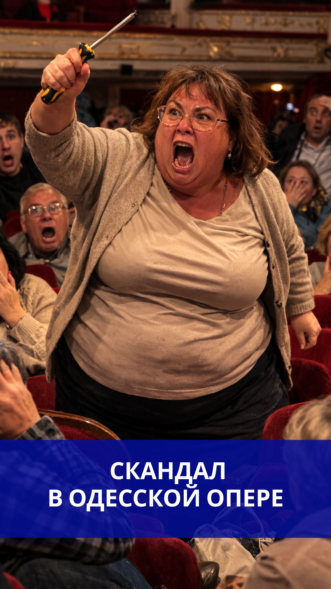 В театре Одессы женщина устроила истерику из-за русского языка