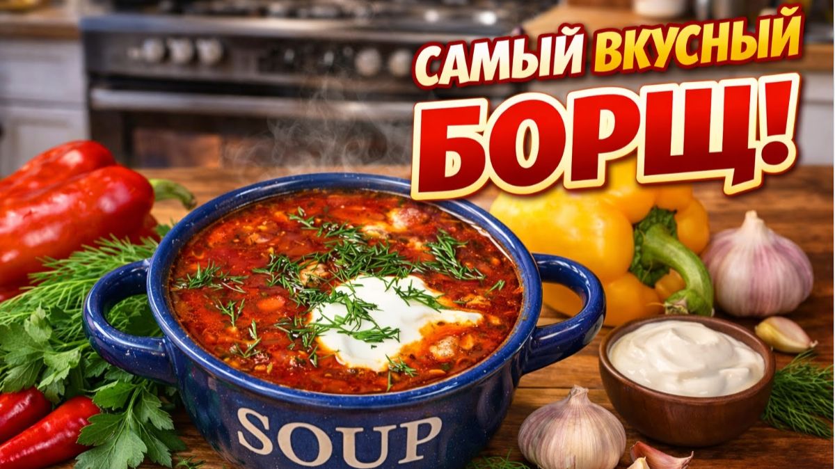 Самый вкусный домашний Борщ! Как я варю идеальный красный борщ простой проверенный рецепт!