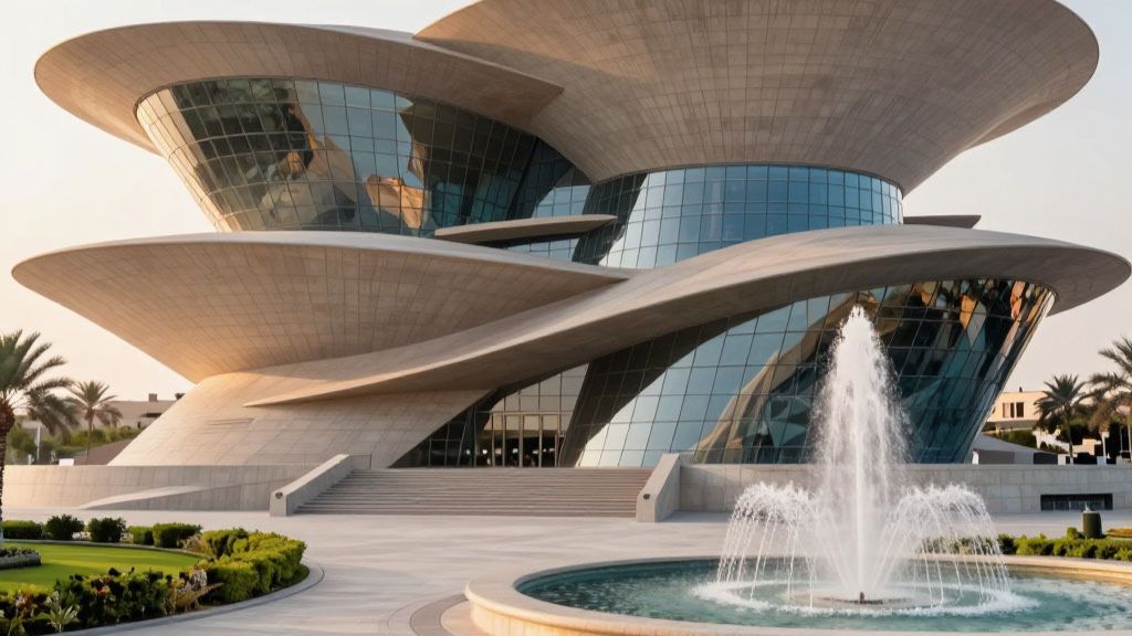 национальный музей катара доха катар \ National Museum Qatar