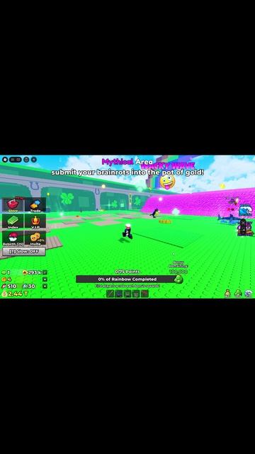 🍀НОВЫЙ ИВЕНТ🍀 в Escape tsunami for brainrots (Обновление 4)#Escapetsunamiforbrainrots#shorts