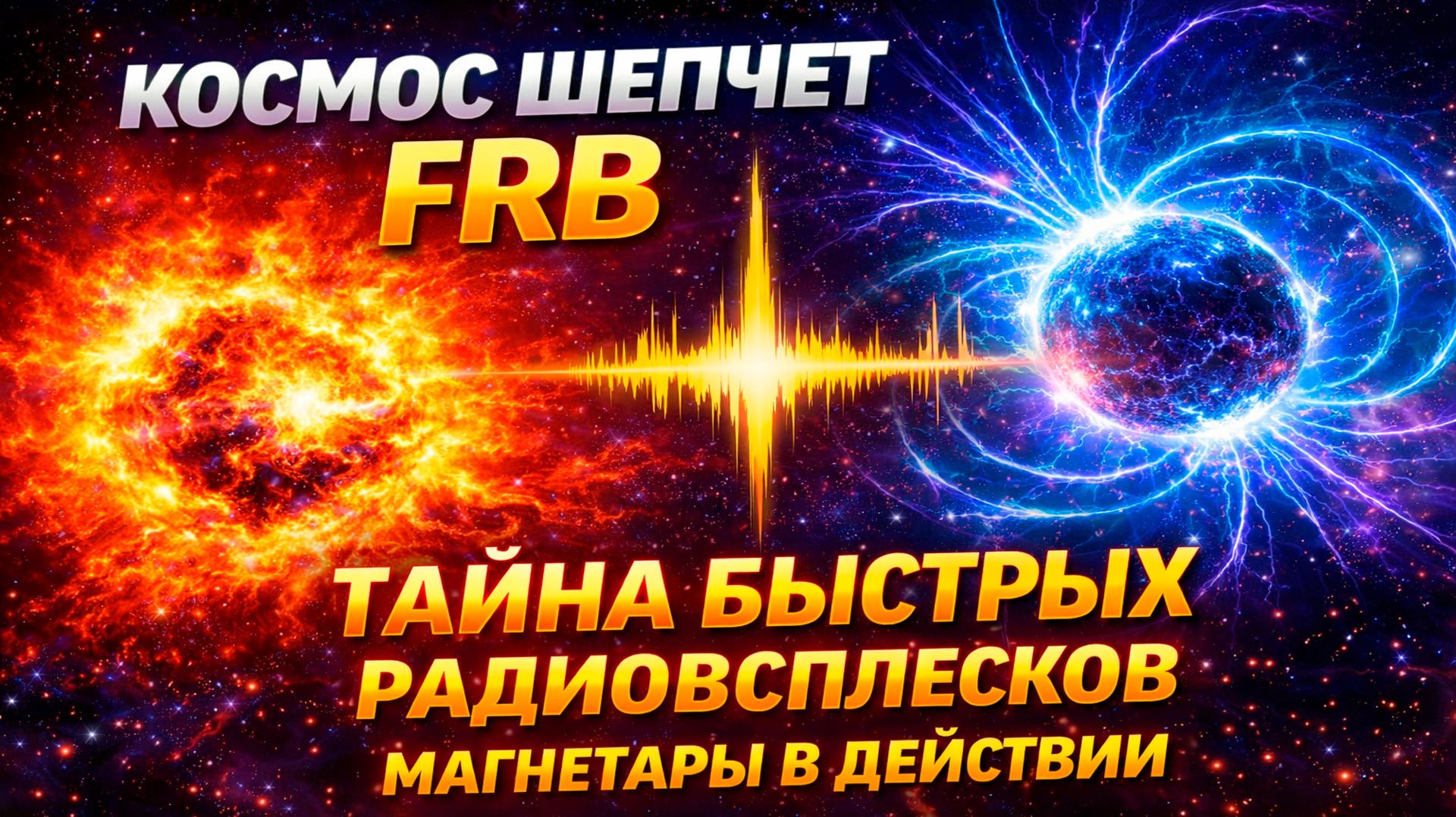 Таинственные радиовсплески из далёкого космоса — возможно, магнетары шепчут нам!