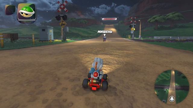 Йоши попал в мишень