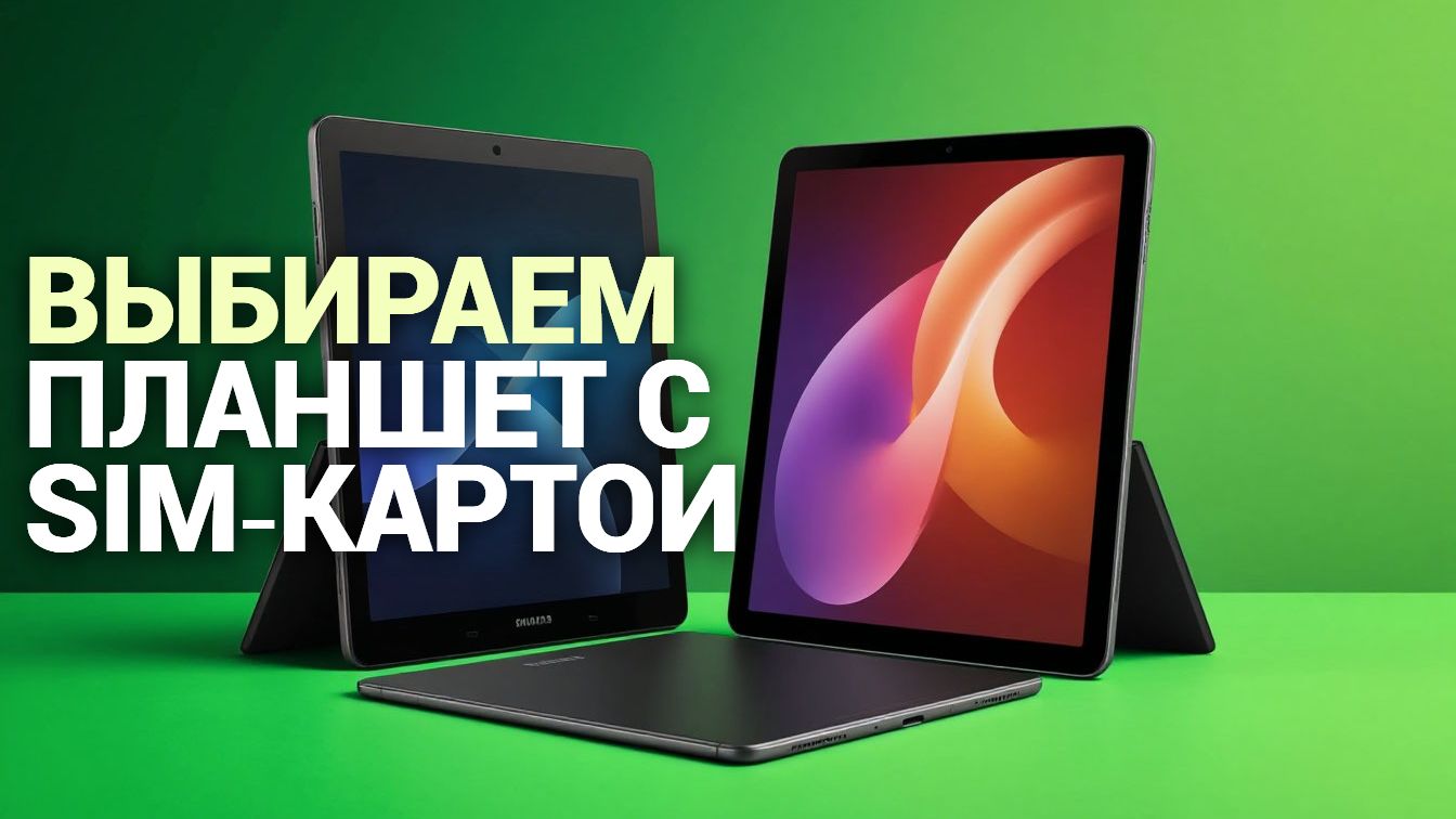 Планшеты с SIM‑картой: 5 лучших новинок 2026 года — сравнение характеристик