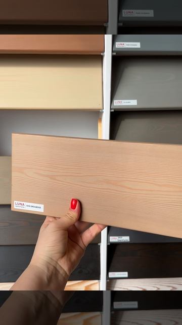 Цвет 1019 Grau Beige на лиственнице