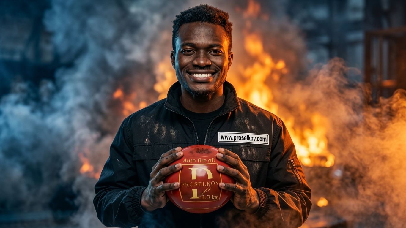 Official clip of PROSELKOV Fire Extinguishing Ball Premium Class 2026 www.proselkov.com , www.afo.su