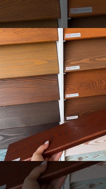 Цвет 1701 Teak на лиственнице