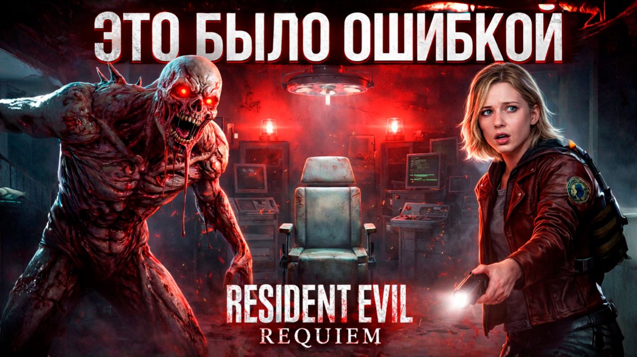 Resident Evil Requiem Прохождение #3 — БОСС В КЛИНИКЕ, ЭМИЛИ и УЖАСНЫЕ МУТАЦИИ