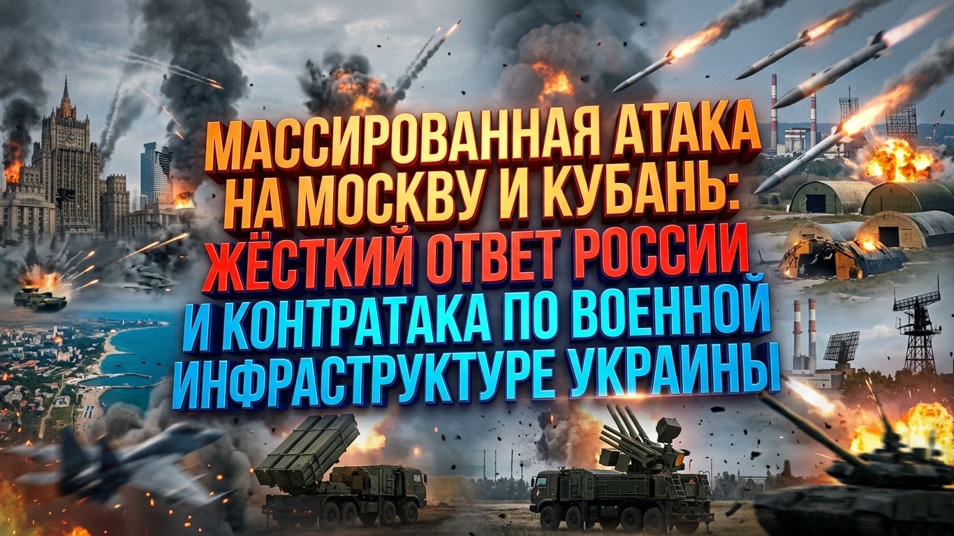 Ответный удар России по военной инфраструктуре Украины