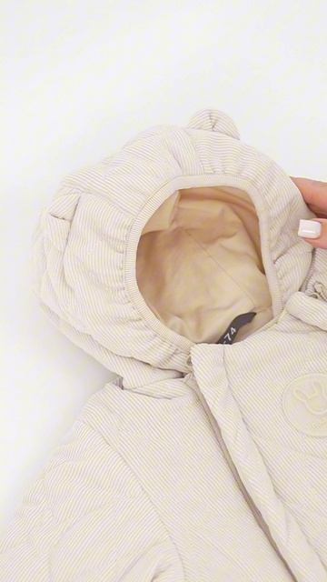 О дежда для самых первых прогулок 🤍 Комбинезон маффин