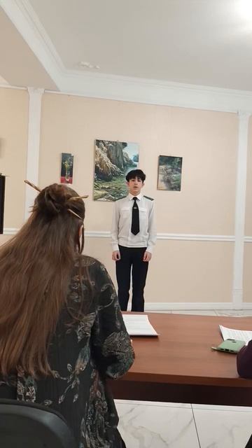 Гатчина. Детская библиотека.  Захар Боровиков читает стихи.