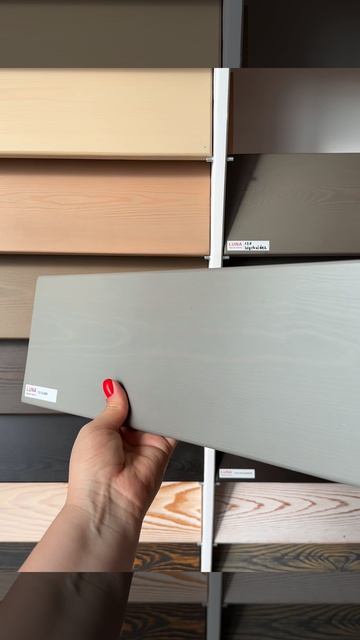 Цвет 112 Silber на лиственнице