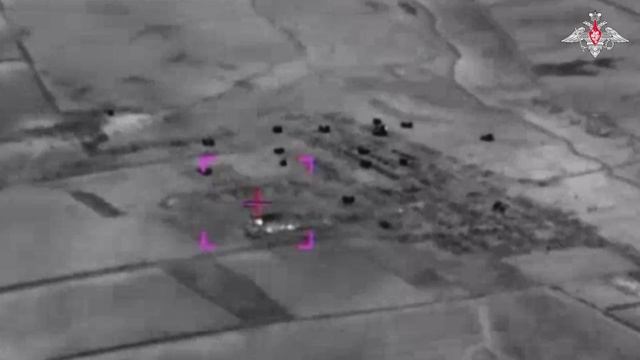 Боевая работа РСЗО «Град» группировки войск «Восток»