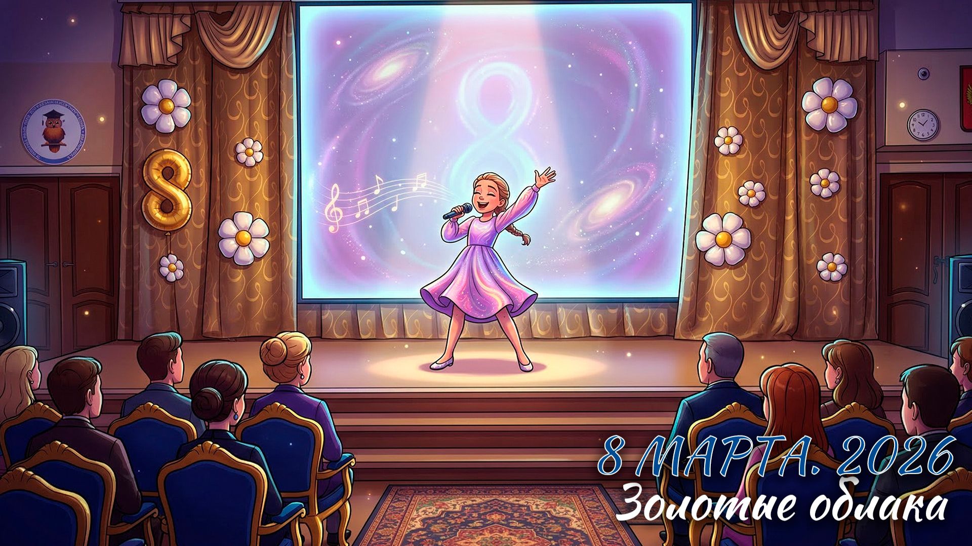 🌷 Золотые облака