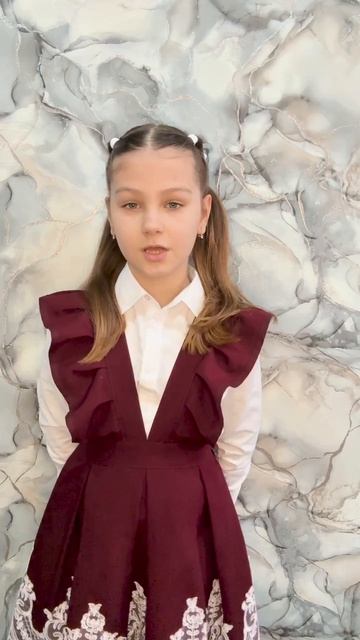 "Письмо папе на фронт", Читает: Гимбель Полина, 7 лет