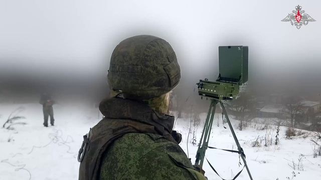 Боевая работа мобильной группы РЭБ на Сумском направлении