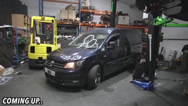 Volkswagen CADDY С ДВИГАТЕЛЕМ AUDI RS  ЧАСТЬ 4#Volkswagen#VAG#GTI#Golf#обзор#фольксваген#audi#ауди