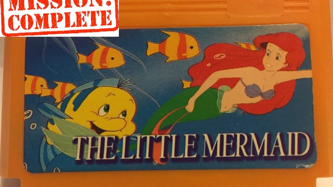 The Little Mermaid / Русалочка (NES/DENDY) Прохождение игры 30 лет спустя.