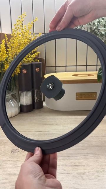 НОВИНКА! Крышка универсальная из жаропрочного стекла TR-38019 диаметр 26-28 см. Обзор