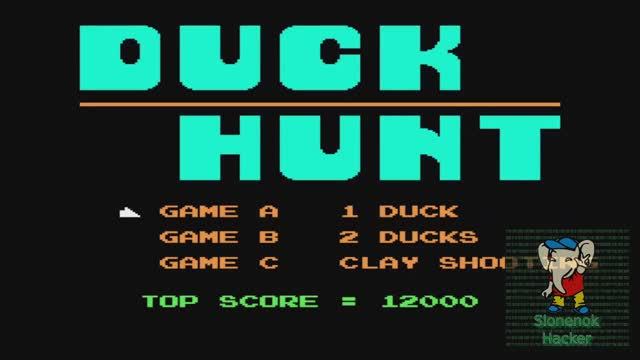 Duck Hunt. NES. Прохождение без комментариев
