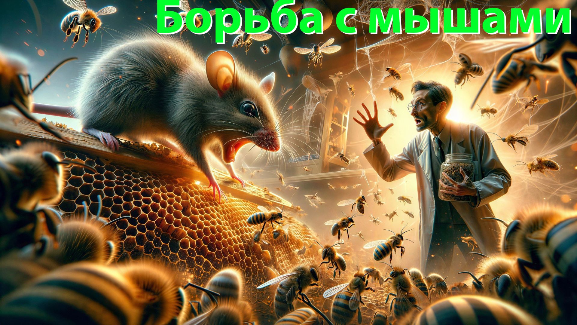 Как мыши губят пчелиные семьи зимой. Срочные меры от Профессора Пашаяна