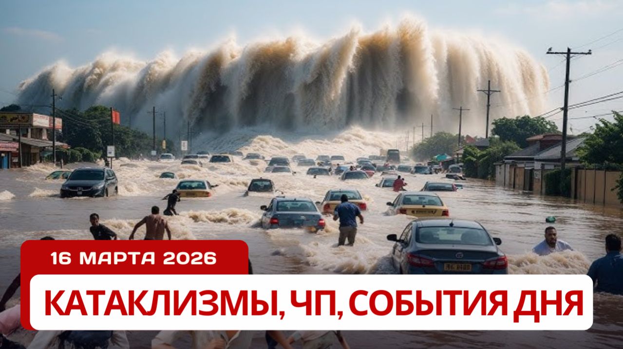 Новости Сегодня 16.03.2026 - Катаклизмы за сегодня, ЧП, События дня | США Индия Россия Китай Европа
