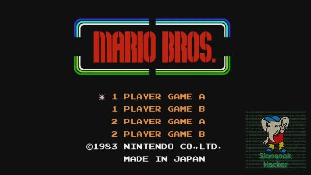 Mario Bros NES - прохождение без комментариев