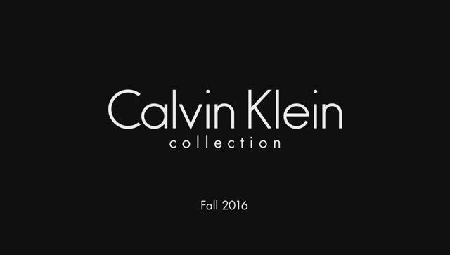 Показ коллекции Calvin Klein осень-зима 2016-2017