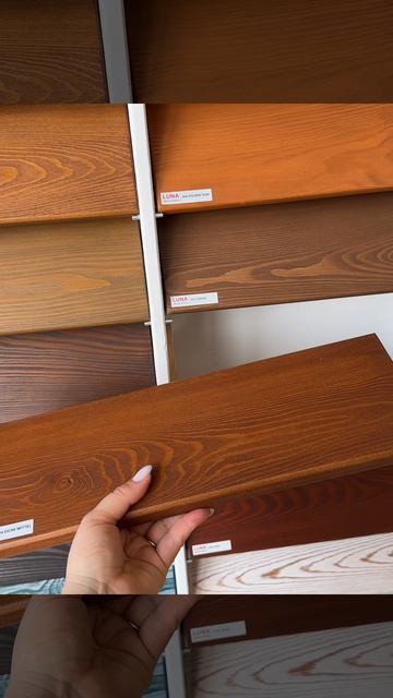 Цвет 1714 Eiche Mittel на лиственнице