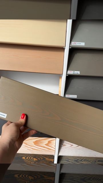 Цвет 7006 Beigegrau на лиственнице