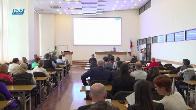 Итоги академической политики 2024-2025 учебного года подвели на заседании Учёного совета ВВГУ