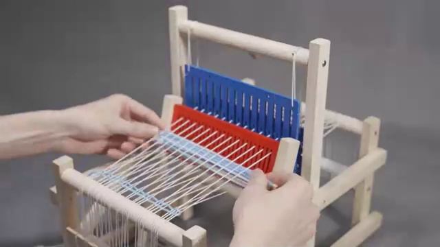Деревянный многофункциональный ткацкий станок для детей