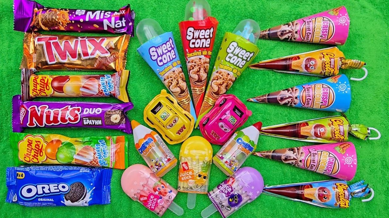 Леденцы, шоколадные и жевательные конфеты, самых интересные сладости, залипаем