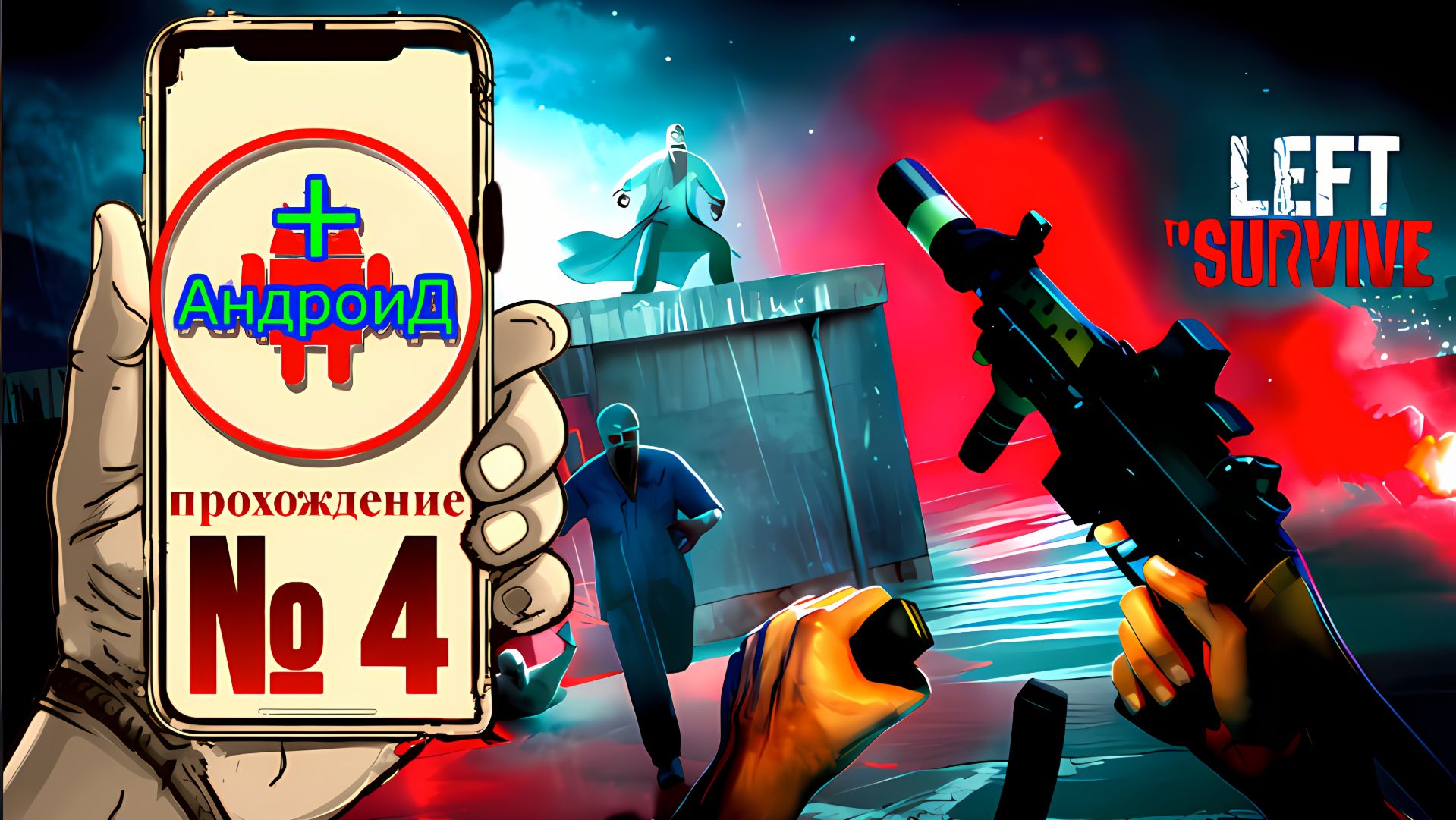 Left to Survive прохождение № 4 Игра Для Android🔘🔵🔴#LefttoSurvive4