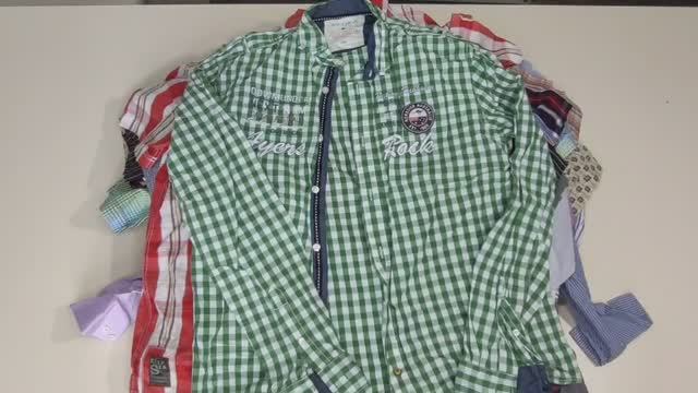 Лот 2272 Мужские Рубашки COTTON Германия ПРЕМИУМ 7,8кг 37ед