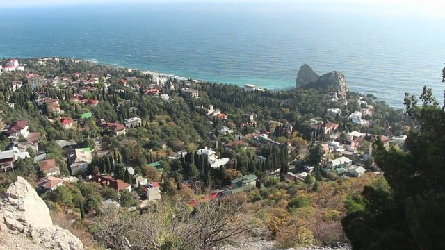 Симеиз с верхнего перевала общий 3